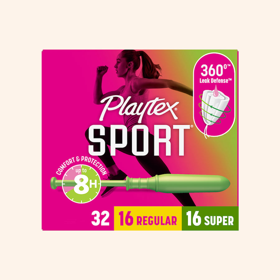 Playtex® Sport® Tampons, Multipack (Regular/Super Absorbency) – Playtex US
