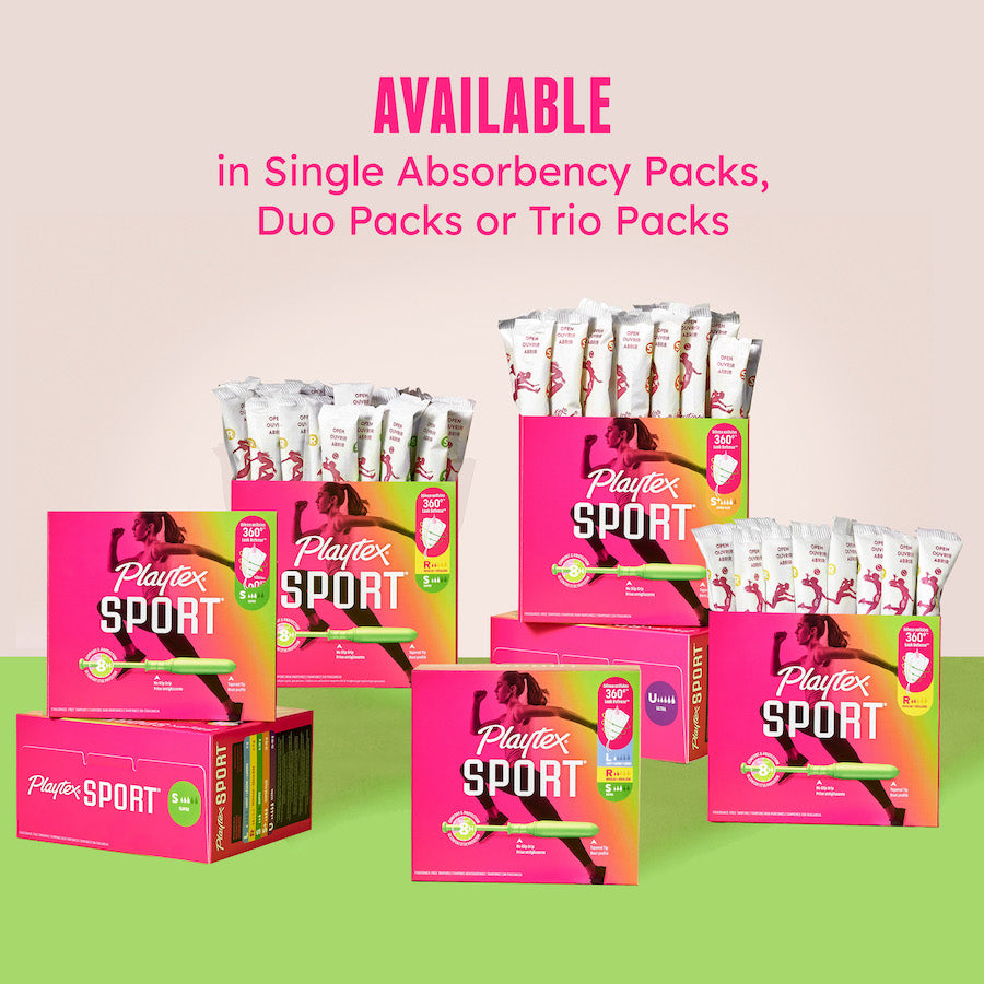 Playtex® Sport® Tampons, Ultra Absorbency – Playtex US