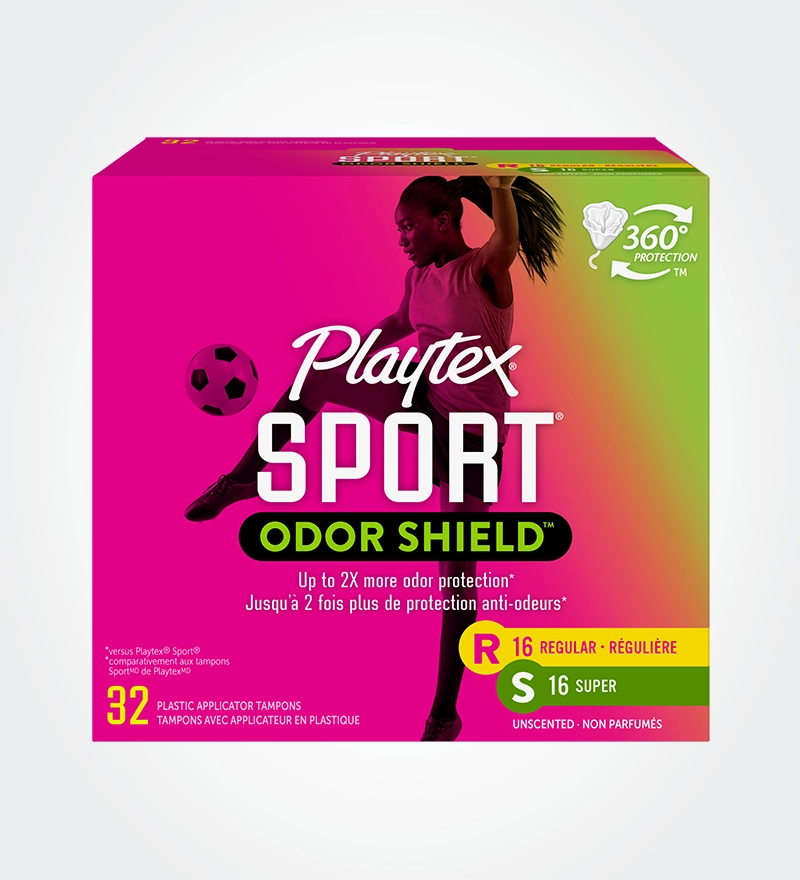 Playtex® Sport® Odor Shield® Tampons, Multipack (Regular/Super Absorbe ...